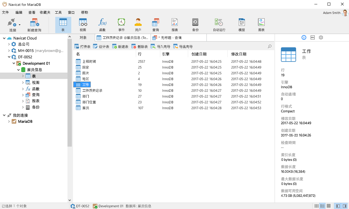 Navicat For Mariadb 专为 Mariadb 而设的数据库管理工具